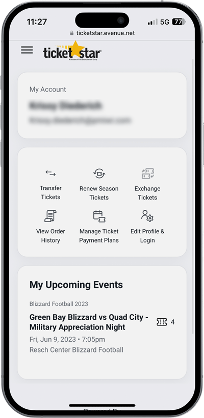 Manage Mobile Ticket | TicketStar